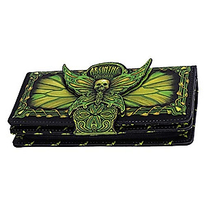 Nemesis Now Absinthe La Fee Verte Green Fairy Embossed Purse, 18.5cm