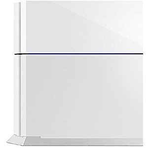 KlsyChry PS4 Vertical Stand for Playstation 4 Console with Built-in Cooling Vents and Non-Slip Feet (White)