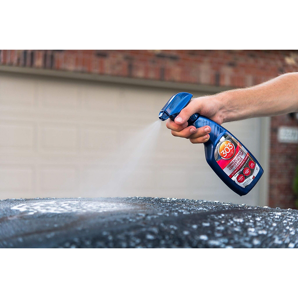 303 Convertible Fabric Top Cleaning and Care Kit - Cleans And Protects Fabric Tops - Includes 303 Tonneau Cover And Convertible Top Cleaner 16 fl. oz. + 303 Fabric Guard 16 fl. oz., (30520)