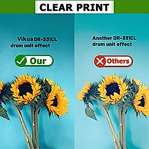Vikua DR331CL Drum Unit, Replacement for Brother Printer HL-L8250CDN, L8350CDW, L9200CDWT, L9300CDWT, DCP-L8400CDN, L8450CDW, L8600CDW, MFC-L8650CDW, L8850CDW Drum Unit(NO Toner)