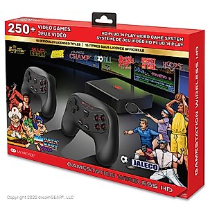 My Arcade GameStation Wireless HD: Data East Video Game Console with Over 250 Games, DGUNL-4144, Plug and Play