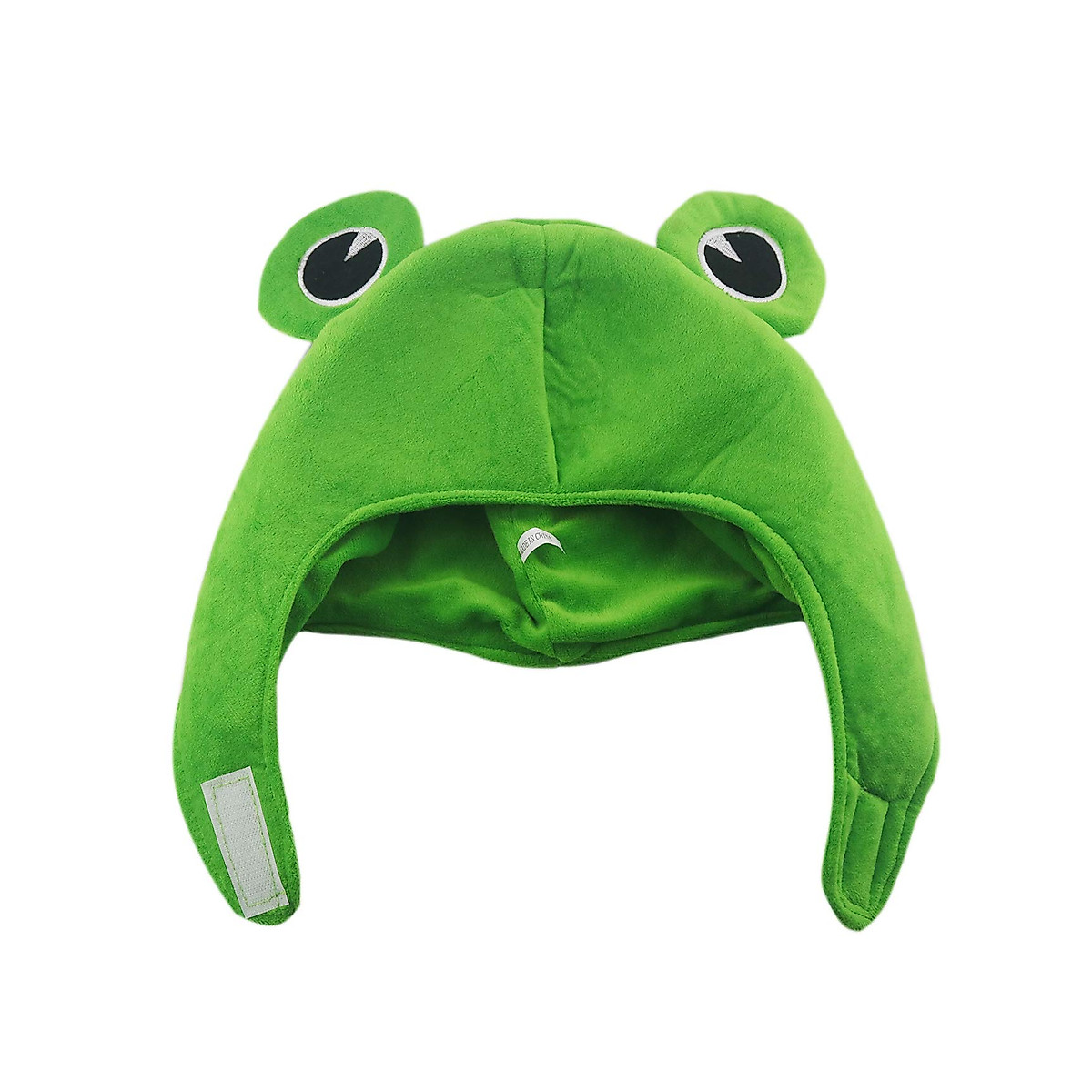 Soarsue Cute Plush Frog Hat Cap for Halloween Costume Cosplay Party (green)
