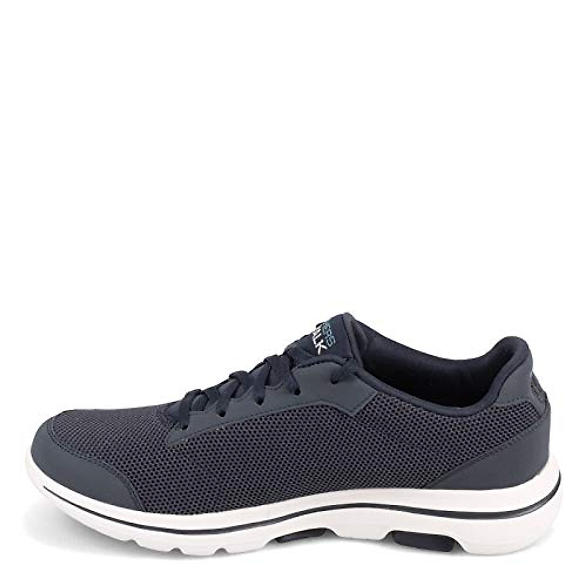 Skechers Men's Gowalk 5 Qualify-Athletic Mesh Lace Up Performance Walking Shoe Sneaker, Navy/Blue, 12