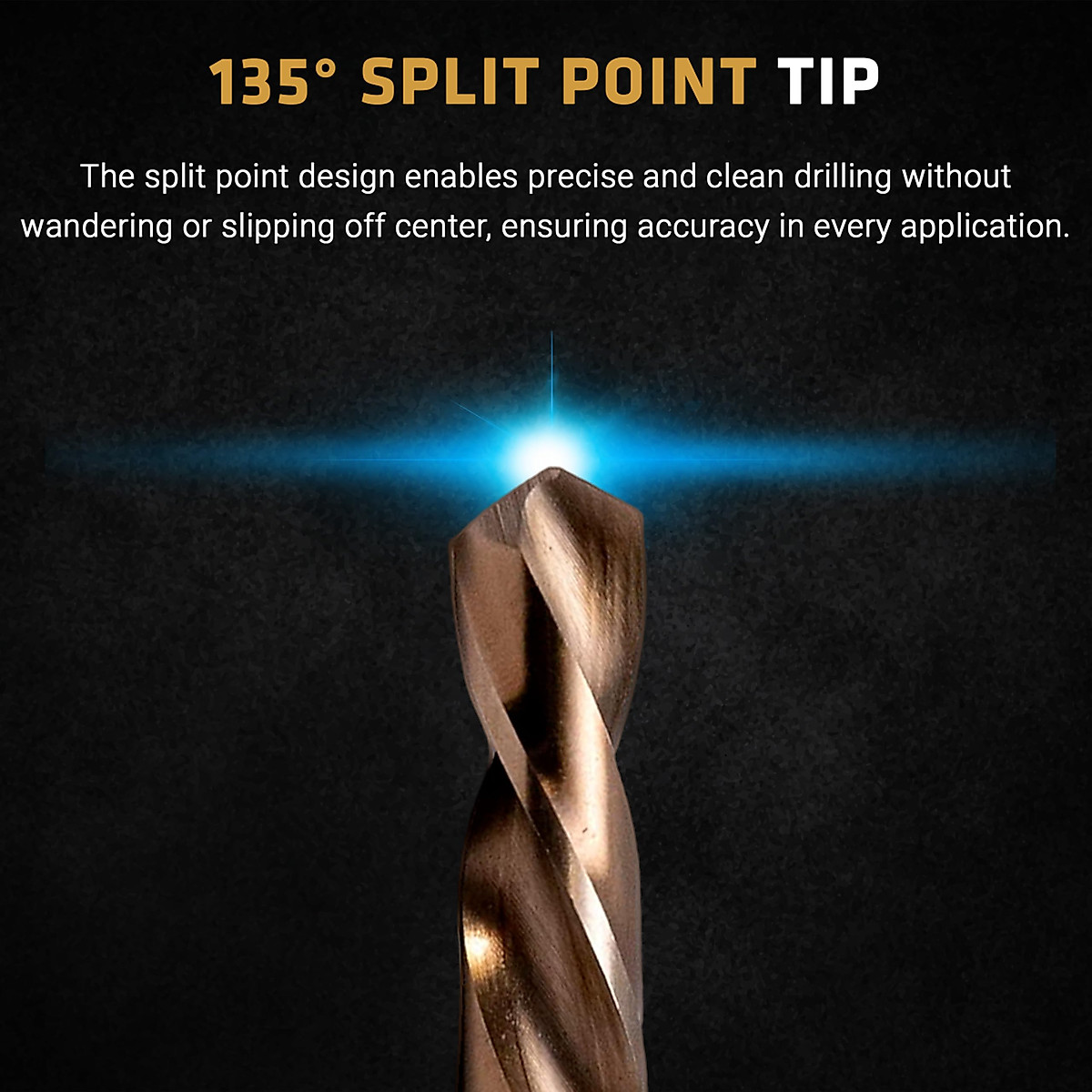 Century Drill & Tool, 26121, 21 PC Uest,Jobber Drill Bit,ProGrade, Cobalt Steel, High Speed Drill Bit Pack