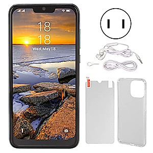ASHATA I13 Pro Max Unlocked Android Smartphone Celular, 6.1in FHD Screen Face Unlock Mobile Phone, 1GB RAM 16GB ROM, Camera Front 2MP Rear 5MP, 3G Net Cellphone, 2400mAh