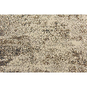 Unique Loom Tuareg Collection Distressed Abstract Traditional Vintage Area Rug, 4 ft x 6 ft, Beige/Brown