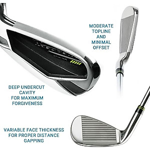 Orlimar Intercept Single Length Golf Iron Set (5-GW), Men's Right Handed Steel, Regular Flex