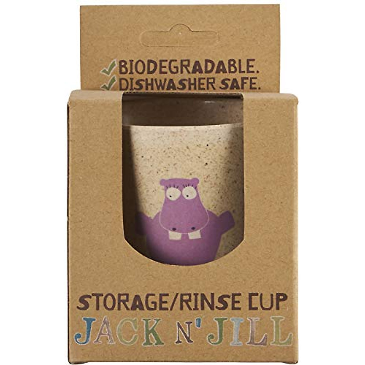 Jack N' Jill Rinse/Storage Cup - Hippo