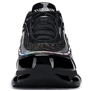 Steel Toe Shoes for Men Women Non Slip Work Shoes Indestructible Steel Toe Sneakers Lightweight Composite Toe Safety Shoes Women Black