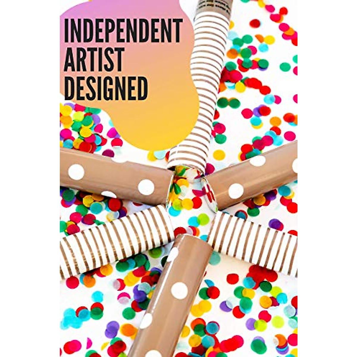 Peachy Party Poppers Confetti Cannons, Modern Biodegradable Wedding Confetti Cannon, Confetti Poppers for Send Off, Wedding, New Years Eve, Party Supplies