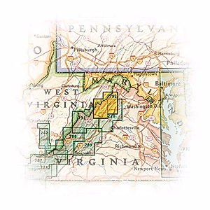 Massanutten and Great North Mountains Map [George Washington National Forest] (National Geographic Trails Illustrated Map, 792)