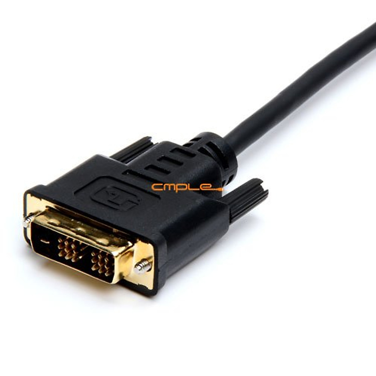 CMPLE - HDMI to DVI Adapter Cable Bi Directional High Speed Monitor Cable for PC Laptop HDTV Projector - 1.5 feet