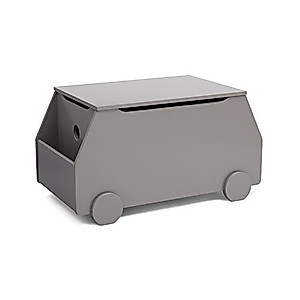 Delta Children Metro Toy Box, Classic Grey