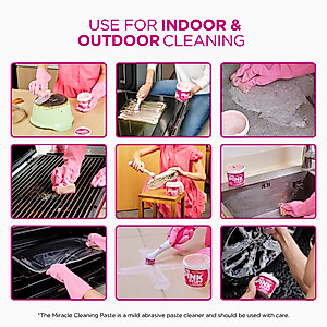 Stardrops - The Pink Stuff - The Miracle Scrubber Kit - 2 Tubs of The Miracle Cleaning Paste With Electric Scrubber Tool and 4 Cleaning Brush Heads