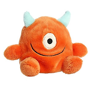 Aurora® Adorable Palm Pals™ Oggy Monster™ Stuffed Animal - Pocket-Sized Play - Collectable Fun - Orange 5 Inches