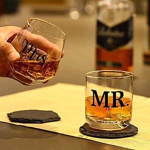 MR and mrs Gifts for Couple - Wedding Gifts for Bride and Groom, Engagement&Bridal Shower Gift,Unique Presents for Anniversary Couple,Married,His and Her