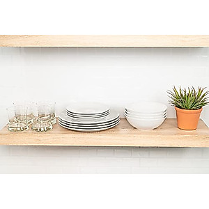 10 Strawberry Street Simply Coupe Dinnerware Set, White, Service for 4 ( 12 Piece)