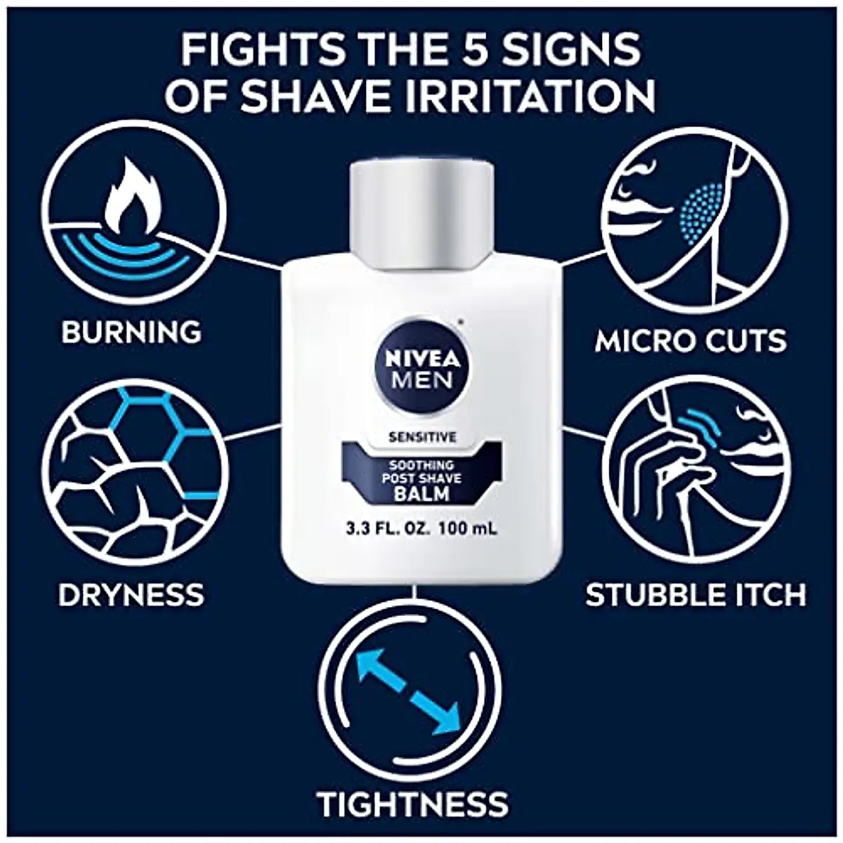Nivea Men Sensitive Shaving Skin Care Set, Sensitive Shave Gel and Sensitive Post Shave Balm, 2 Pack