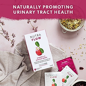 NUTRAFLOW - UTI Tea | Thrush Tea – Includes Horsetail, Yarrow & Goldenseal - Eases Discomfort Within The Urinary Tract & Kidney - 20 Enveloped Tea Bags - by Nutra Tea - Herbal Tea