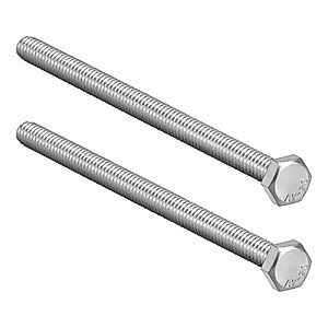 uxcell M8x150mm Hex Bolts 304 Stainless Steel Hexagon Screw Bolt 2pcs