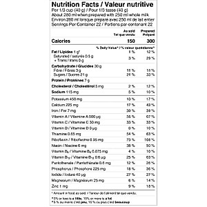 BOOST Nutritional Powder Instant Breakfast Drink Mix Chocolate 880g/31oz {Imported from Canada}