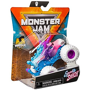 Monster Jam, Official Sparkle Smash Monster Truck, Die-Cast Vehicle, Crazy Creatures Series, 1:64 Scale