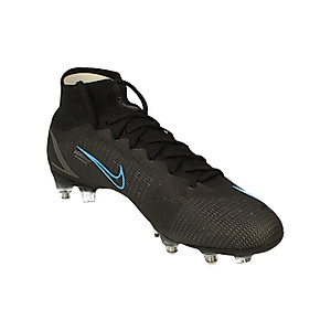 Nike Superfly 8 Elite SG-Pro AC Mens Football Boots CV0960 Soccer Cleats (UK 7 US 8 EU 41, Black Iron Grey 004)