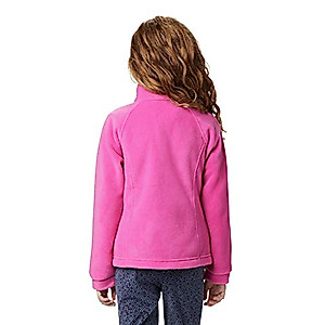 Columbia unisex-baby Benton Springs Fleece Jacket, Pink Ice, 2T