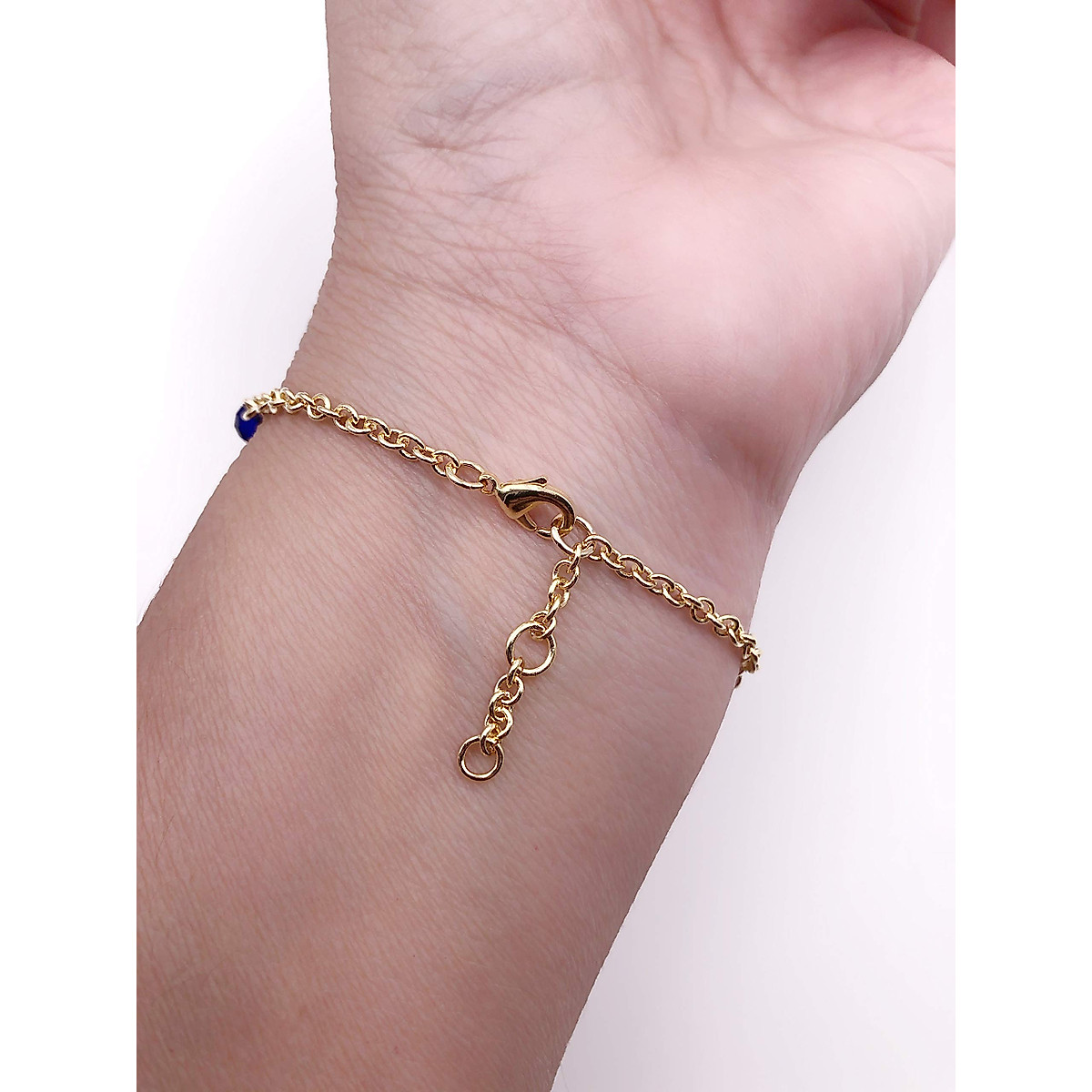 Small Rosary Bracelet Virgen de Guadalupe and Crucifix Pendant