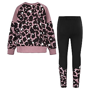 Danna Belle Kids Long Sleeve T-Shirt and Pants Set Top Leggings Outfits for Girls 8-10 Years