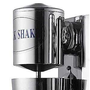 INTBUYING Milkshake Mixer Milk Mixer Commercial Double Heads Mixer Drink Milk Shaker 180W+180W with 2 Stainless Steel Cups 800ML/Cups , 2 Speed Adjustable