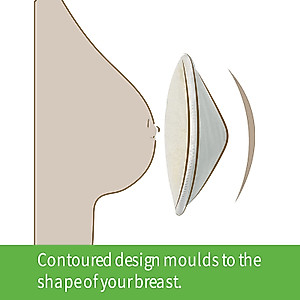 Haakaa All-Day Reusable Nursing Pad Set 8P -Washable Absorbent Bamboo Breast Pad - Perfect Leakproof Nipple Covers for Ladybug Letdown Catcher Pump & Postpartum Breastfeeding Mom w/Laundry Bag