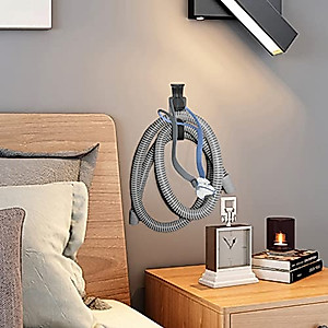 CPAP Hose Hanger with Anti-Unhook Feature - CPAP Mask Hook and CPAP Tube Holder - CPAP Supplies Organizer,Avoids CPAP Hose Tangle and Allows You to Sleep Better