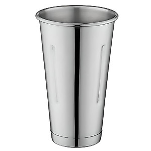 OCS Parts 7-Inch Stainless Steel Malt and Milkshake Mixing Cup | 30 Ounce Professional Milkshake Cups for Home and Commercial Use (4)