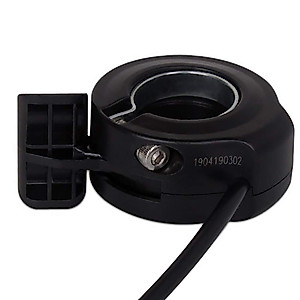 SCHUCK Ebike 130X 3 Pin SM Connector 22.2 mm Handlebar Tube Black Thumb Throttle 12V-72V Common to Left and Right Handlebar Control Speed for Electric Bicycle Accessories/Parts