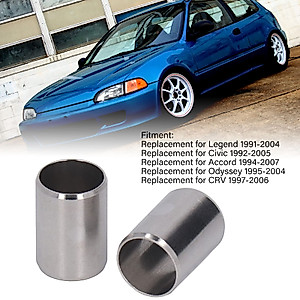 Dowel Pins, 2pcs Engine Cylinder Head Location Dowel Pin Set 9430114200 Replacement for Civic 1992‑2005 Legend 1991-2004