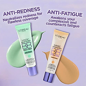 L'Oréal Paris Makeup Magic Skin Beautifier Anti-Redness BB Cream Tinted Moisturizer, 1 Ounce