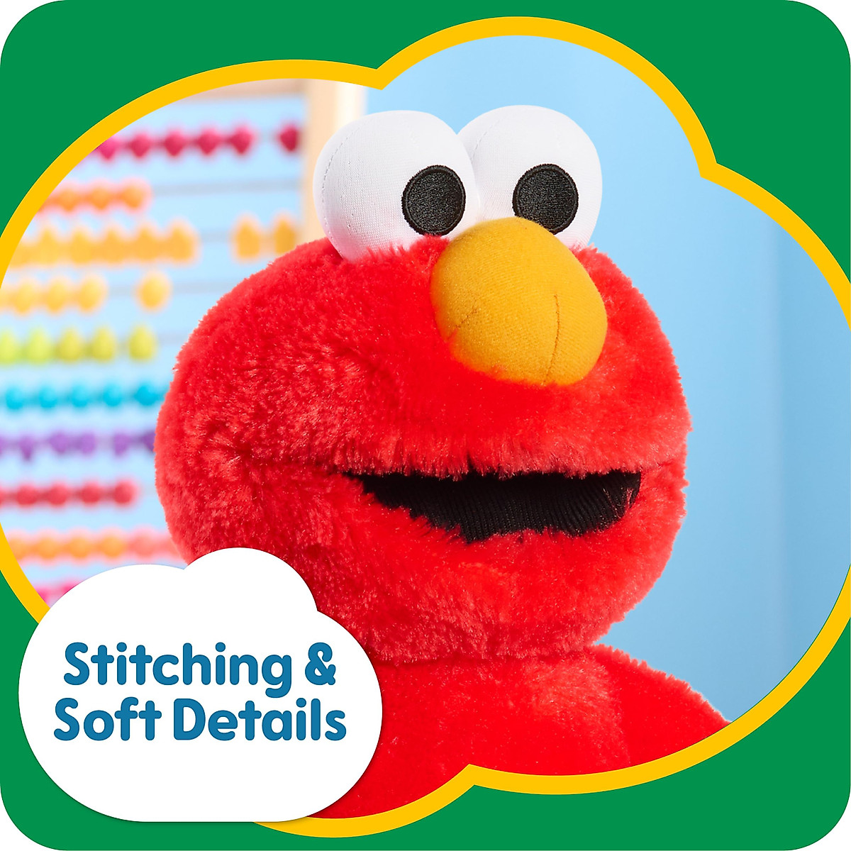 Just Play Sesame Street Big Hugs 18-inch Large Plush Elmo Doll, Soft and Cuddly, Red, Pretend Play, Kids Toys for Ages 18 Month