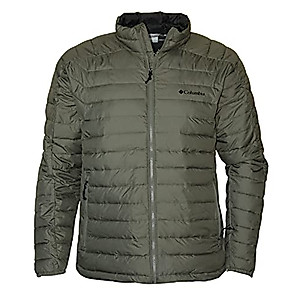 Columbia Men's White Out II Omni Heat Insulated Puffer Jacket (Stone Green 397, X-Large)