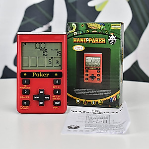 Lyght Electronic Handheld 7 in 1 Poker Game, Blackjack, Deuces, Baccarat, Slot, Lottery, Lucky 7 Dice, Casino Game…