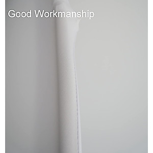 Round Circle Wedding Birthday Backdrop Frame Stand Polyester Background Cover for Wedding Baby Shower Birthday Party Decoration Banner (White, 5.5ft - 6ft)