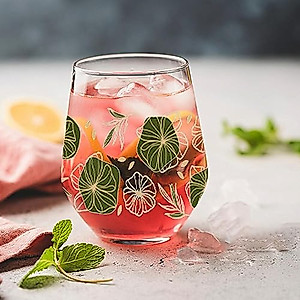 UV DTF Cup Wrap,Succulents Theme Rub on Transfers Decals,UV DTF Transfer Waterproof Sticker for Glass Coffee Cups,Vintage Cups Wrap Transfer Stickers Decals