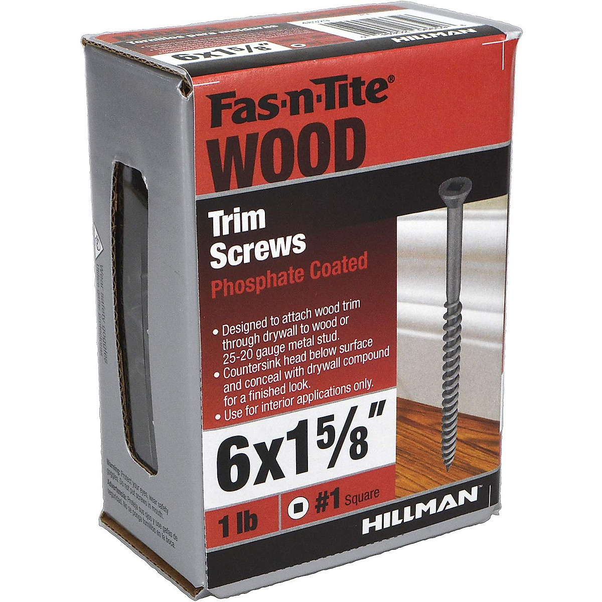 Fas-n-Tite 48329 Trim Screws, Black 0.625 inches