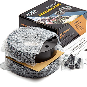 KSP 3in Level Lift Kits for F150 2004-2022,3" Front Leveling Lift Kits Compatible with Ford Expedition 03-18,Lincoln Mark LT 2005-2008, Aluminum Forged Strut Spacer Raise the Truck 3inch（Package of 2）