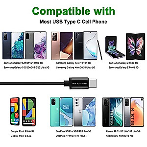 XINLIANG USB C Earbuds Type C Headphones Wired with Microphone & Volume Control C Port Earphones for Samsung Galaxy s21 Ultra 5G s20 FE Note 20/10, iPad Pro 2018, Google Pixel,Mac Book