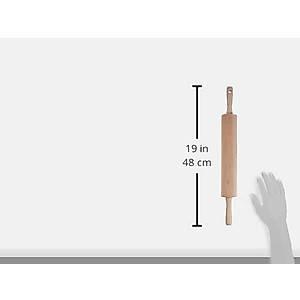 J.K. Adams BRP-1 10-1/2-Inch by 2-1/8-Inch Maple Bakers Rolling Pin