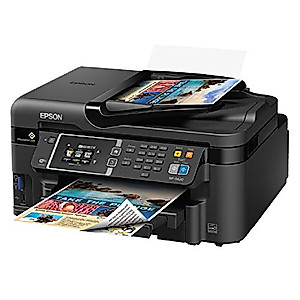 Epson WorkForce WF-3620 WiFi Direct All-in-One Color Inkjet Printer, Copier, Scanner, Amazon Dash Replenishment Ready