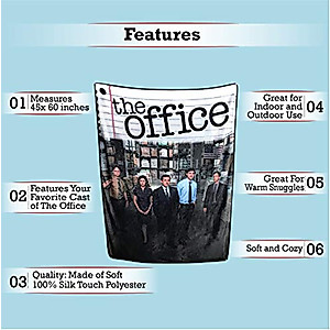 The Office Fleece Softest Throw Blanket