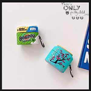 Compatible with Beats Studio Buds Case Cute,3D Cartoon Cute Design Silicone for Beats Studio Buds Case for Kids/Girls/Teens Boys (Bounty Tissue)