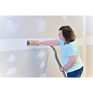 Hyde Tools 09165 Drywall Hand 6-Foot Hose Dust-Free Vacuum Sander, 6'
